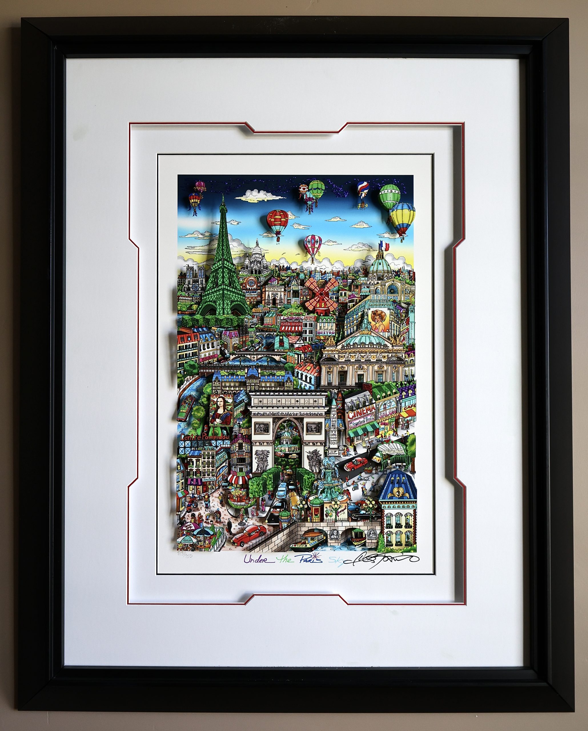 Paris Sky Charles Fazzino - Vintage Finds Antiques